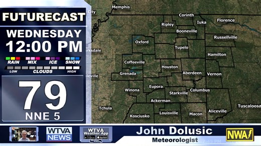 2K views | John has a quick look at your forecast through Saturday. Full discussion/blog: WTVA.com/weather/forecast | WTVA - The Weather Authority | Facebook