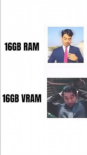 16GB RAM vs 16GB VRAM — Not the Same Thing