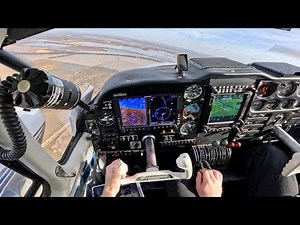 Landing the Piper Apache Geronimo at Pine Bluff, Arkansas KPBF