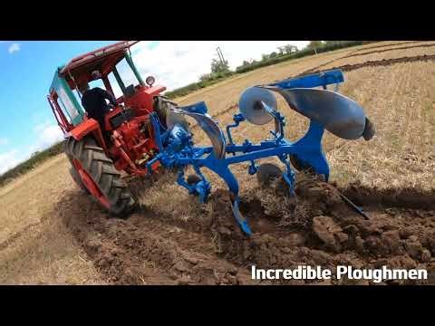 1965 Nuffield D4 10/85 5.2 Litre 6-Cyl Diesel Tractor (85 HP) with Ransomes Plough KVAC Hilton 2025