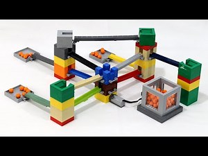 An Amazing Continuous LEGO Marble Run System That Automatically Returns Balls to the Start