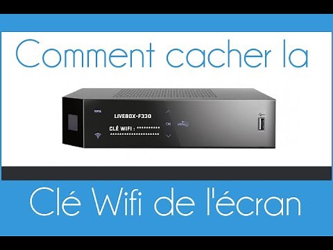 Comment afficher ou cacher le code Wifi d'une Livebox Pro V4 Orange