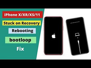 iPhone X stuck on recovery fix!iPhone X rebooting and bootloop fix.