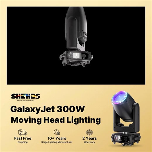 1.7K views | Make Any Stage the Main Stage: Command the Spotlight with the GalaxyJet 300W 3-in-1 Moving Head 3-in-1 Professional Performance Built for Demanding Performances 2-year warranty for complete peace of mind #stagemanagement #lightshow #clublife #rgbsetup #shehds #stagelighting #eventdesign #spotlight #outdoorlight #concertlighting #beamlights #beammovinghead | Shehds Offical | Facebook