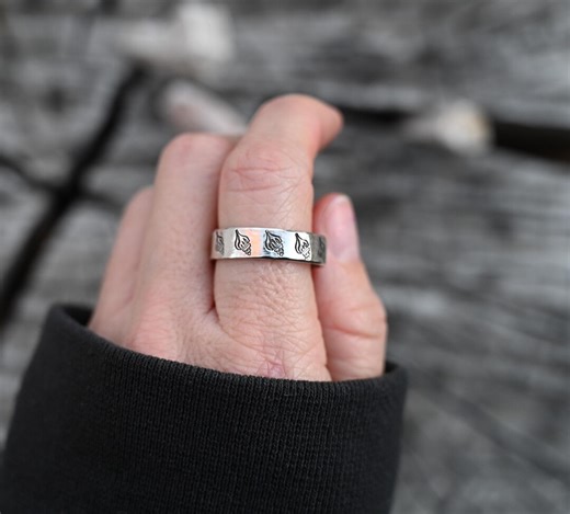 Sterling Silver Sea Shell Ring - Etsy