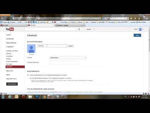 How To Rename Youtube Channel