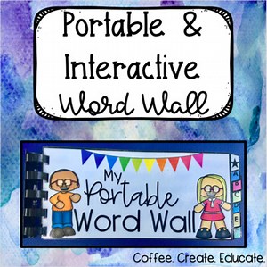 Portable Interactive Word Wall Booklet