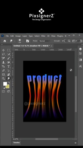 Transform simple text into a stunning liquid wave typography effect using Adobe Photoshop ✨ In this tutorial, you’ll learn how to create smooth distortion with gradient flow and professional styling techniques. Perfect for posters, product designs, and creative typography projects. Save this reel 📌 and follow @pixsignerz for more design tutorials. 💡 Design is not just seen, it’s felt. #PhotoshopTutorial #TypographyDesign #TextEffect #GraphicDesignTutorial #CreativeTypography PhotoshopEffects D