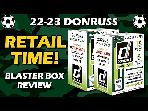 RETAIL BLASTERS! Donruss FIFA 2022-23 Panini Soccer Box Review