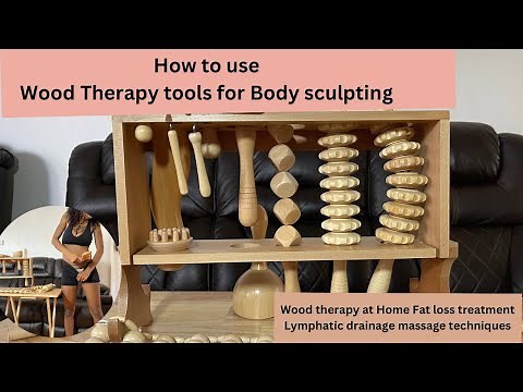 How to use Wood therapy tools | Wood therapy for Fat loss/ bloating| At home body sculpting
