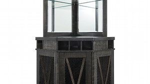 Watch Home Source Corner Bar Unit Wine Rack and Cabinet Features DC15 on Amazon Live