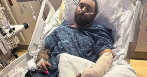 Harlan County father hospitalized after firework explodes in his hand