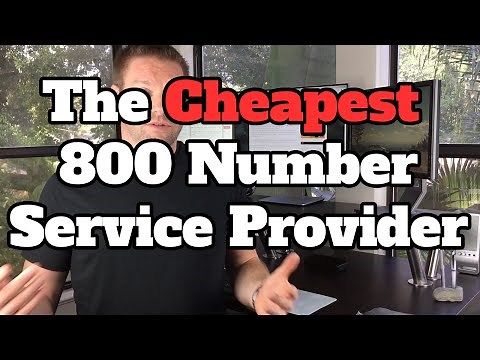Cheapest 800 Number Provider - No Contract - Perfect For Small Business