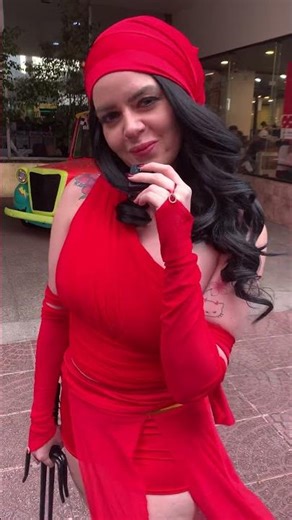 COVA NORIEGA la Elektra mas bella con su cosplay nos da saludos y redes desde la Comehi Fest