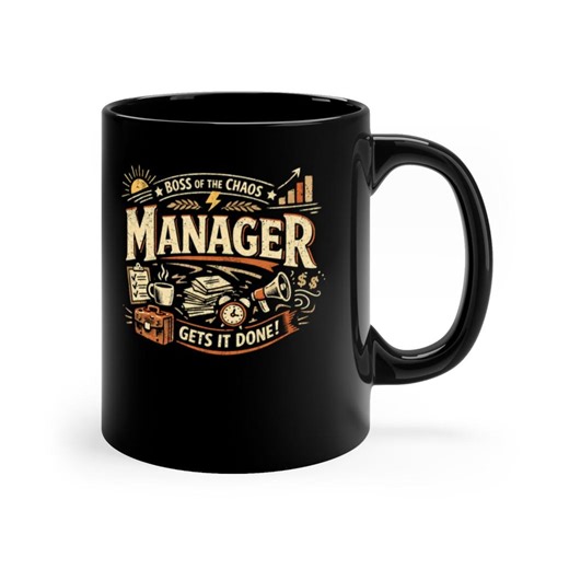 Boss of the Chaos Manager Mug, Gets It Done Quote, Productivity Gift, Workplace Leader, Office Professional, Supervisor Present, Daily - Etsy