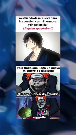 el nuevo miembro de akatsuki #anime #memes #animememes #jujutsukaisen #naruto