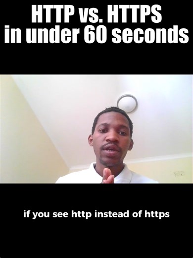 The difference between http and https in under 60 seconds #cybersecurity #onlinesafety #internetsecurity #techtips