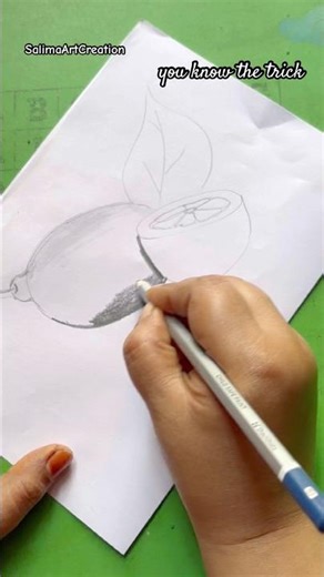 Lemon Drawing 🍋#shapeart #art #drawing #shorts #easydrawing