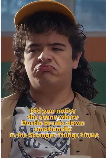 Emotional Breakdown of Dustin in Stranger Things Finale