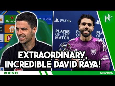 EXTRAORDINARY, INCREDIBLE David Raya | Mikel Arteta | Sporting 0-1 Arsenal