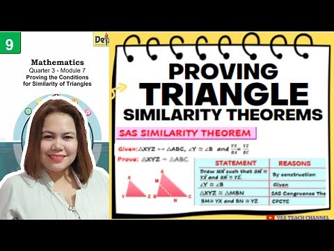 PROVING TRIANGLE SIMILARITY THEOREMS | SAS,SSS,AAA Similarity Theorems