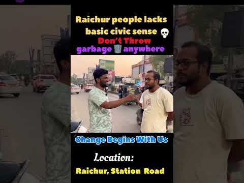 Public Speaks on Garbage Issue in Raichur | Ground Reality | React Raichur