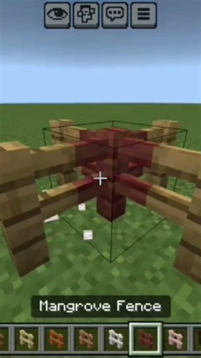Minecraft fence Logic 🧐#minecraft #gaming #logic #shorts