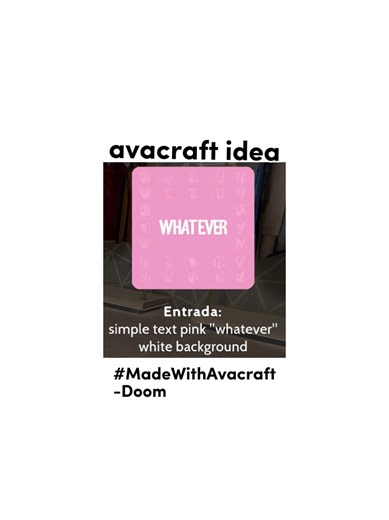 Avacraft Prompt Ideas for Creative Expression