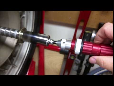 Proto 6104 set to 22 oz-in testing taper bearing preload