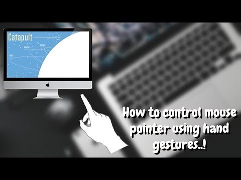 How to control mouse pointer using hand gestures...! Without even touching the Laptop.