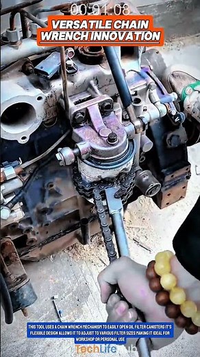 Versatile Chain Wrench Innovation Effective Solution for Opening Oil Filters of All Sizes