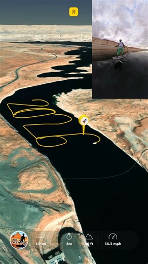 eFoil Lake Powell on Instagram: "Hope everyone has a fantastic 2026! Or as I like to say, #LiveLifeToTheFoilest in 2026 Using the @relivecc ReLive App and the @sifly.global SiFly Stellar X eFoil - I drew a giant "2026" near the Glen Canyon Dam of Lake Powell. #2026 #lakepowell #gpsart #efoil"