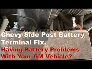 How to fix side post battery cable bolts. Detailed How To. Explanation of side post battery problems