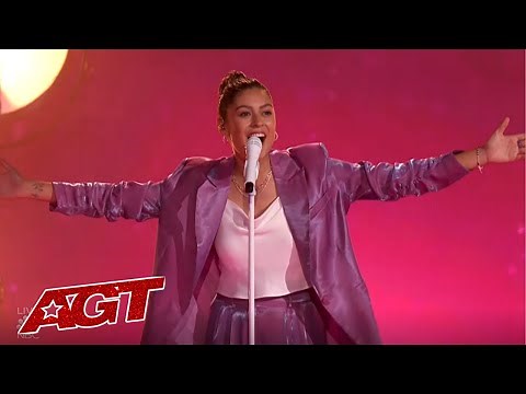 Amanda Mammana Overcomes Her Stuttering and SLAYS Her Original Song on Americas Got Talent LIVE!