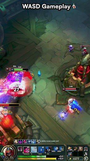 WASD Controls: Zed ARAM