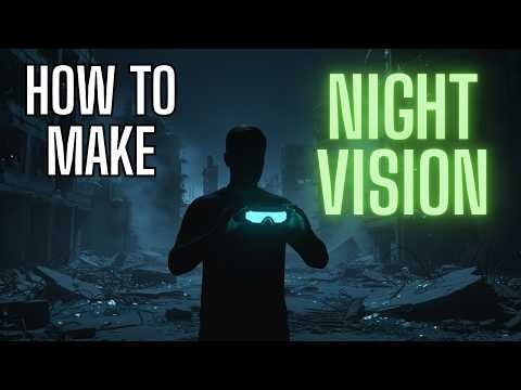 How to Make NIGHT VISION Goggles - AT HOME DIY