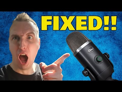 Blue Yeti X Muted, Not Working, Not Recognized EASY FIX Solution!