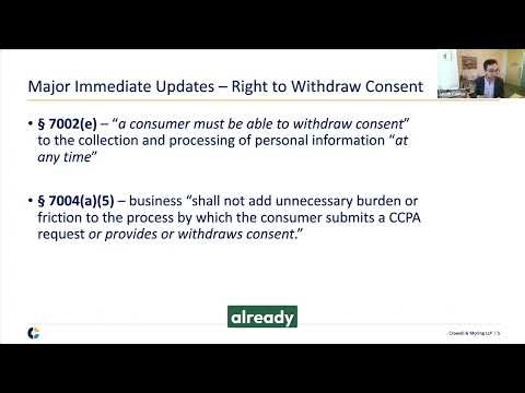 CCPA 2026 updates: The right to withdraw consent explained