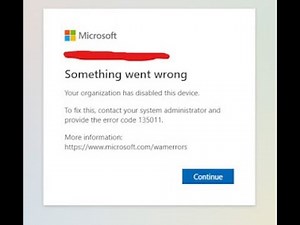 Your organization has disabled this device||MS Team Login Issue|| Error code 135011|| Enable device