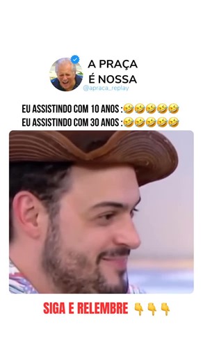 REPLAY A PRAÇA É NOSSA on Instagram: "A PRAÇA É NOSSA 😂📺 Quem aí também cresce ouvindo aquela musiquinha e já sabe que vem risada boa? Porque se tem um programa que é a cara do brasileiro e atravessa gerações, é A Praça é Nossa! 🇧🇷✨ Tem coisa melhor do que sentar no sofá, pegar um refri, uma pipoca e assistir as melhores cenas desse clássico da TV brasileira? Esse programa marcou época e continua sendo referência quando o assunto é comédia, humor, entretenimento e aquele estilo de piada leve