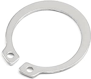 Amazon.com: Juvielich 50PCS External Retaining Ring,0.91" Shaft Diameter,0.08" Aperture,304 Stainless Steel Snap Retaining Clip Ring,for Valves Bearings Machinery Silver : Industrial & Scientific