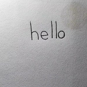 20K views · 537 reactions | Drawing using word hello 珞 | All About Art | Facebook