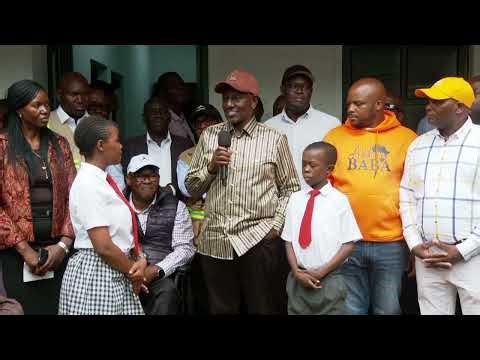 President Ruto in kangemi