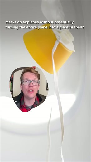 If oxygen means fire, how do we get it on airplanes? #shorts #science #SciShow