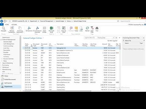 How to make reverse transaction in Microsoft Dynamics NAV