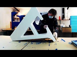 How to smooth the surface of polystyrene.