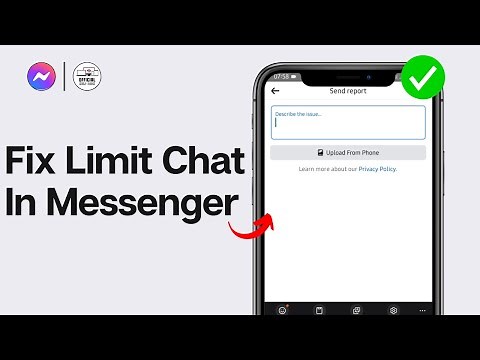How To Fix Limit Chat In Messenger 2024 (EASY FIX)