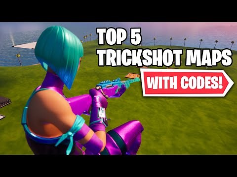 TOP 5 BEST Fortnite Trickshot Maps with CODES! #6 (insane)