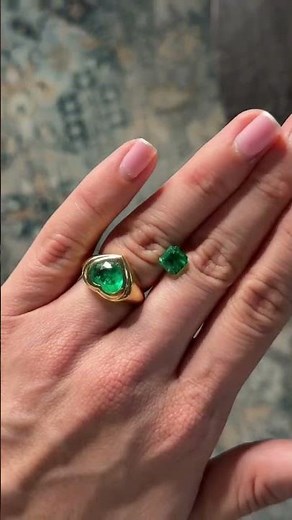 Colombian Emerald Color Comparison Vivid Green vs Mint Green Fine Quality and Commercial Emeralds