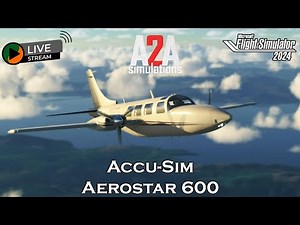 Accu-Sim Aerostar by A2A | First Look 🛩️